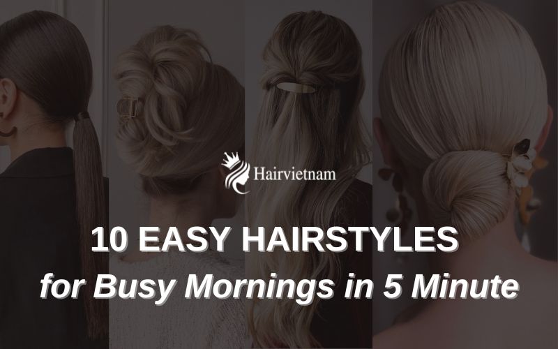Top 10 Easy Hairstyles for Busy Mornings in 5 Minutes