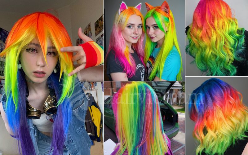 Pretty Rainbow Hairstyle Ideas You Must Try