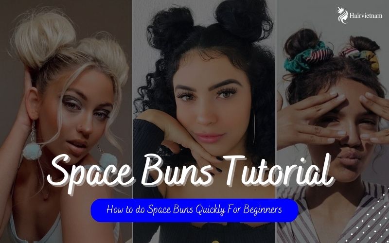 How to do Space Buns Tutorial Quickly For Beginners